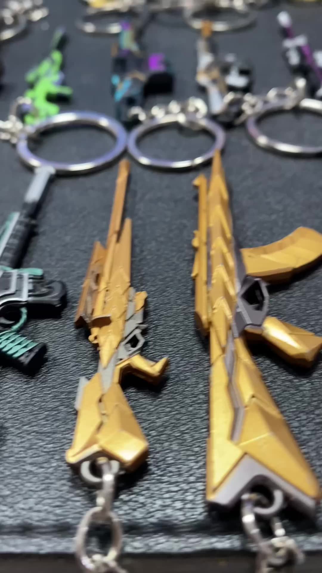 Metal Valorant Keychain Mini Gun Model Knife Shape Toys Collection ...