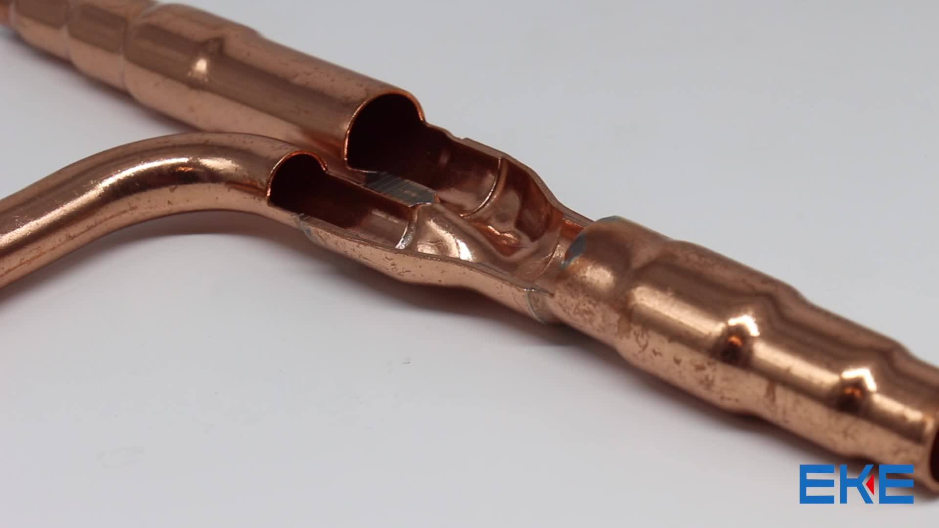 Copper Fittings (splitters) /copper Branch Pipe For Vrv/vrf Air ...