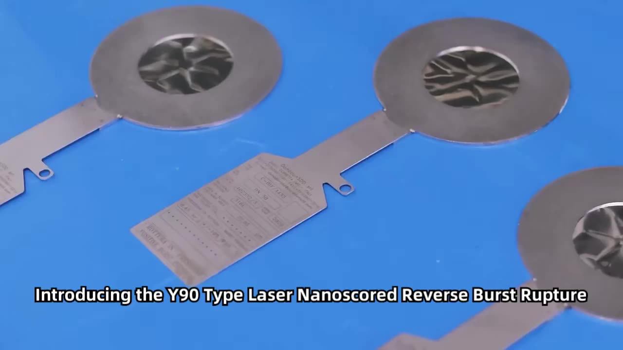 Y90 Type Laser Nanoscored Reverse Burst Rupture Disk Made Italy Oil Gas ...