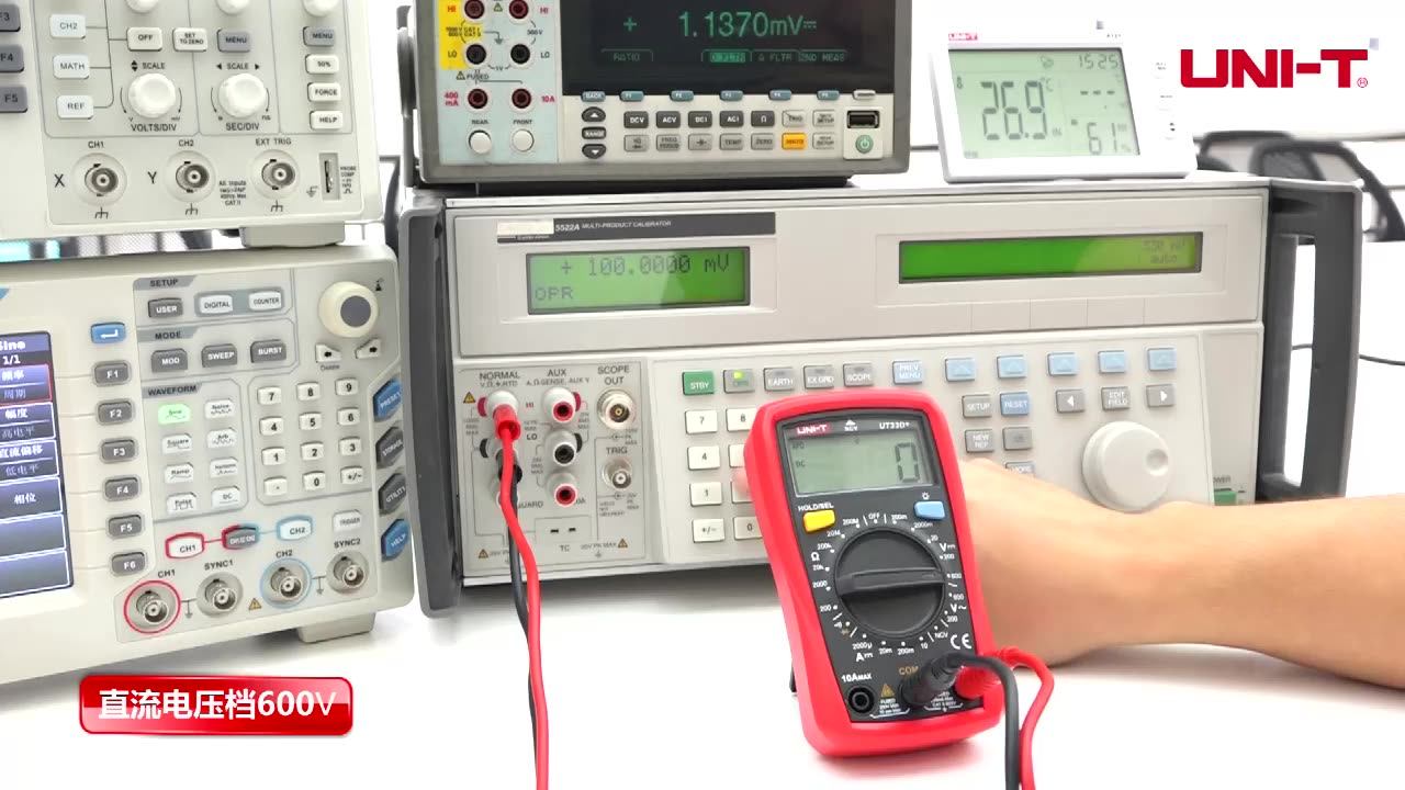 Uni-t Ut33a+ Ut33b+ Ut33c+ Ut33d+ Digital Multimeter Auto Range Palm ...