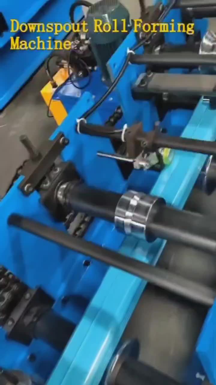 Hener Newly Made Downspout Machine Steel Square Downspout Roll Forming ...