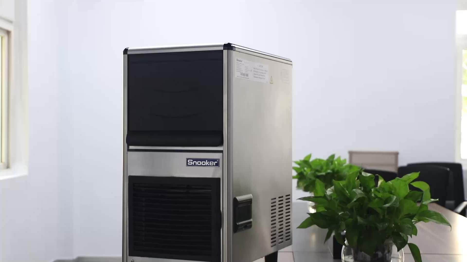 Snooker 25kg 35kg 55kg 75kg Commercial Mini Bullet Shape Ice Maker ...