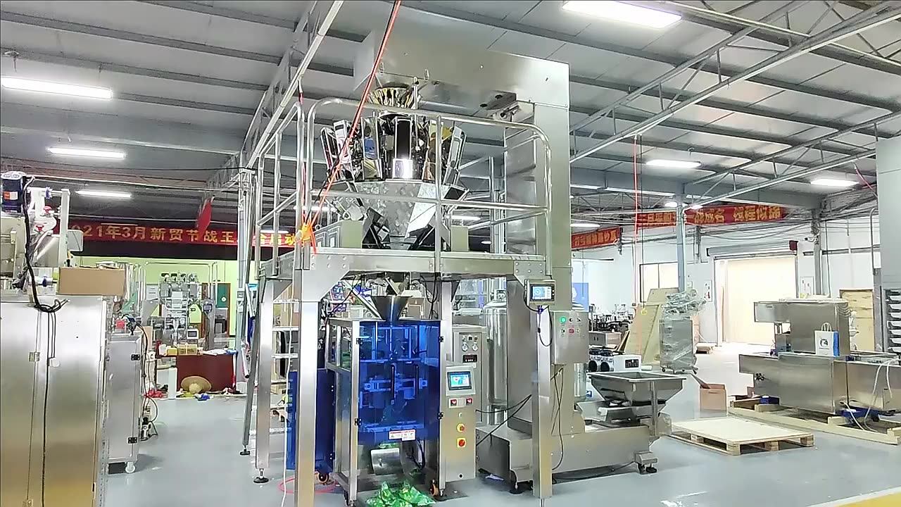 Automatic Multihead Weigher Pouch Bag Wood Pellet Packing Machine ...