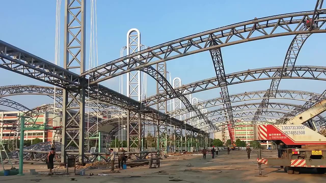 Light Gauge Steel Trusses Shed Prefabricated Steel Truss Structure ...