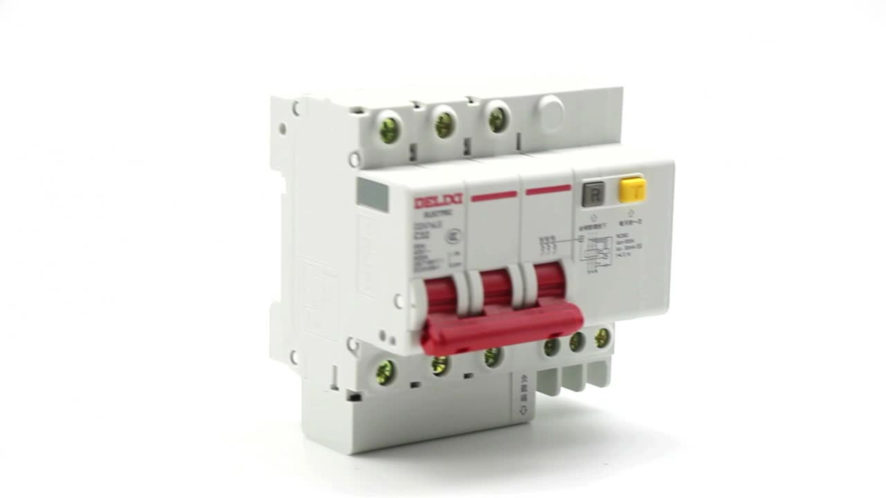 Delixi Dz47sle Rcd 30ma 100ma 300ma Rccb Rcbo Circuit Breaker 3p - Buy Circuit Breakers,30ma ...