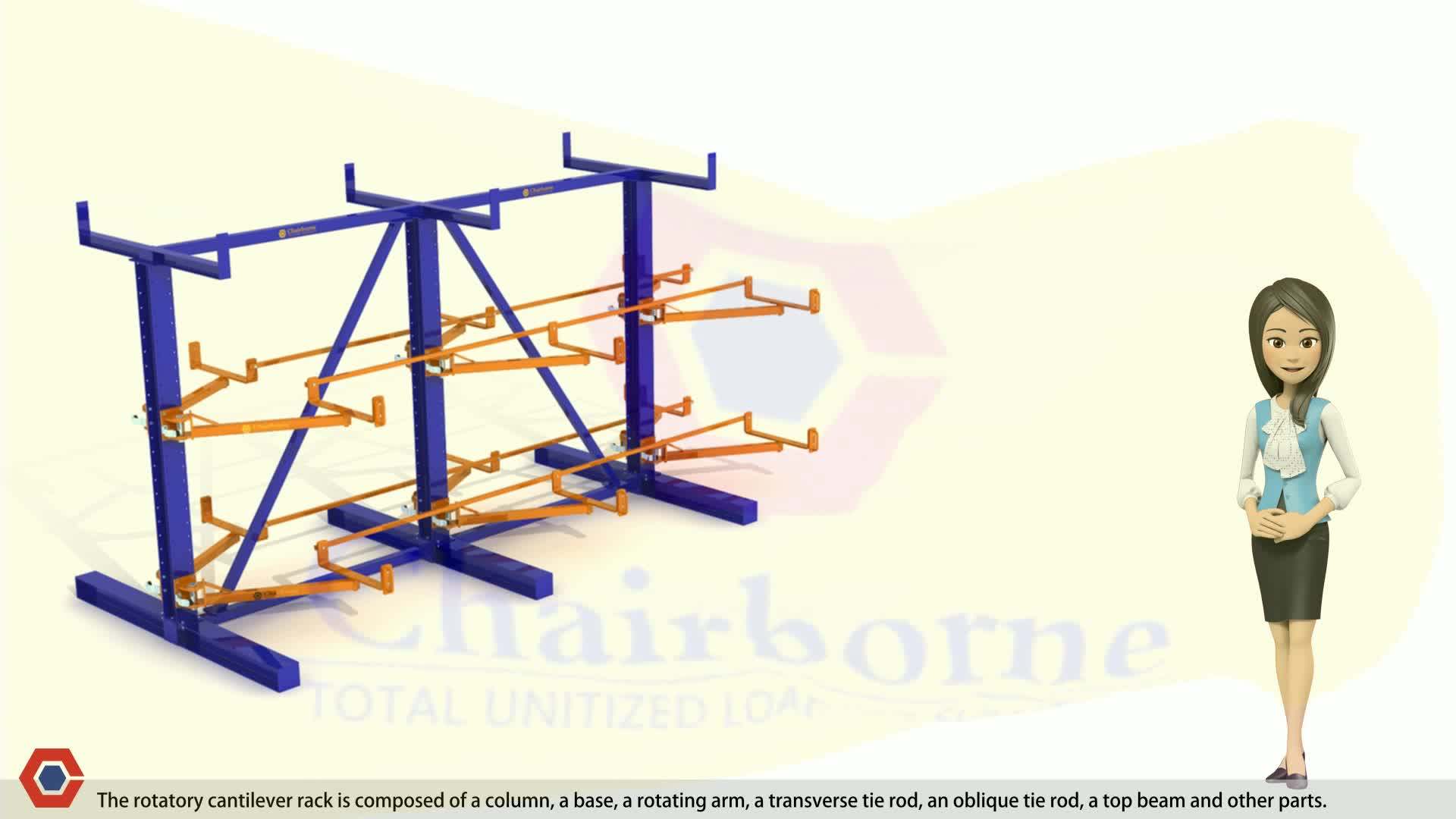 Roll Out Tube / Pipe Racks Automated Cantilever Rack - Buy Roll Out ...