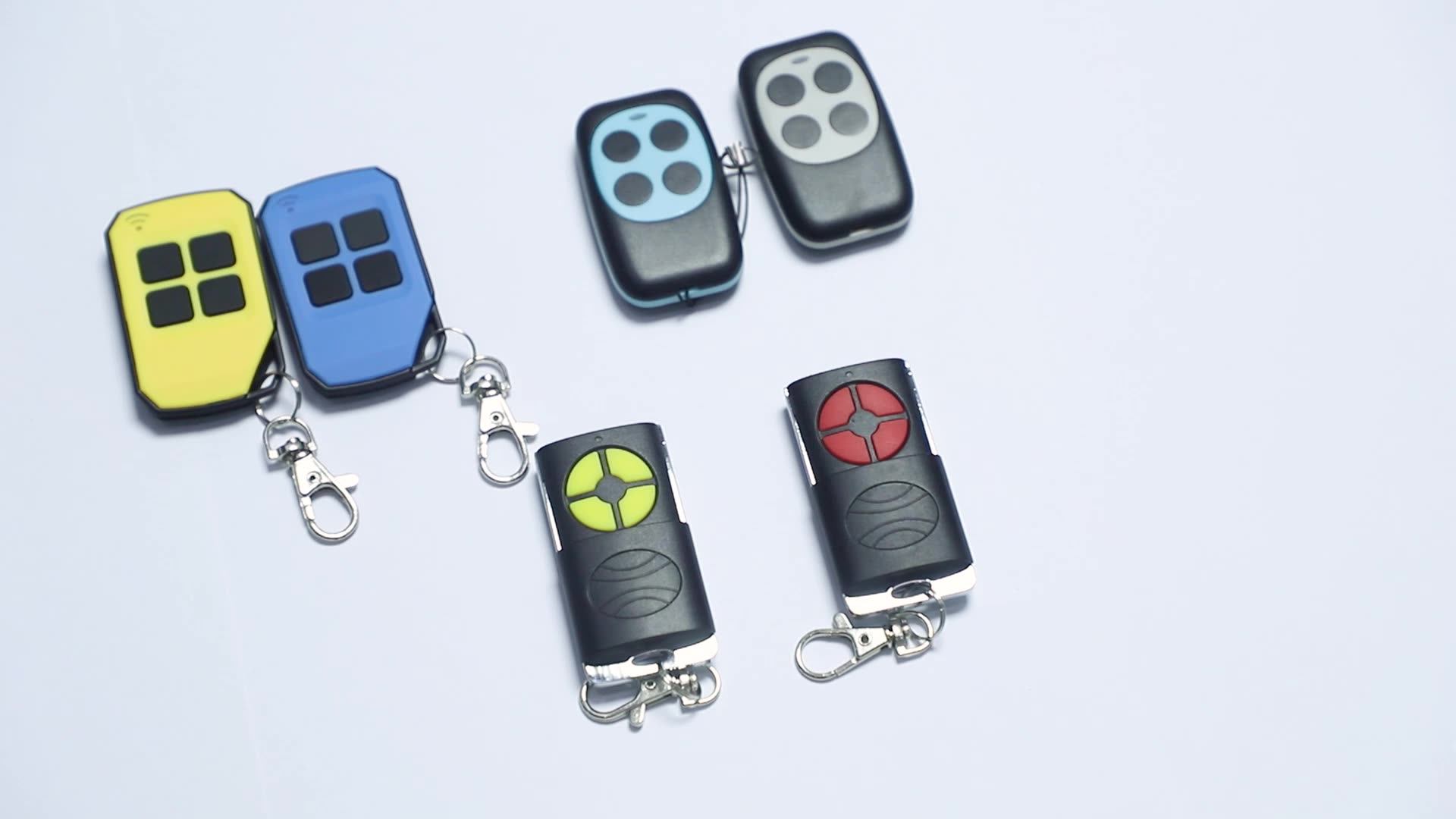 Waterproof Colorful 4 Button Wireless Rf 433mhz Remote Control Yet2129 ...