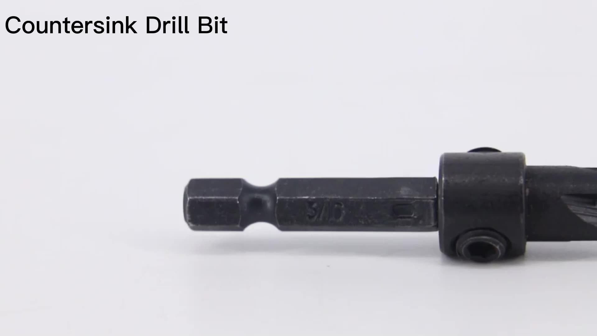 Borui Hex Shank Countersink Hss M2 Wood Chamfering Drill Bit ...