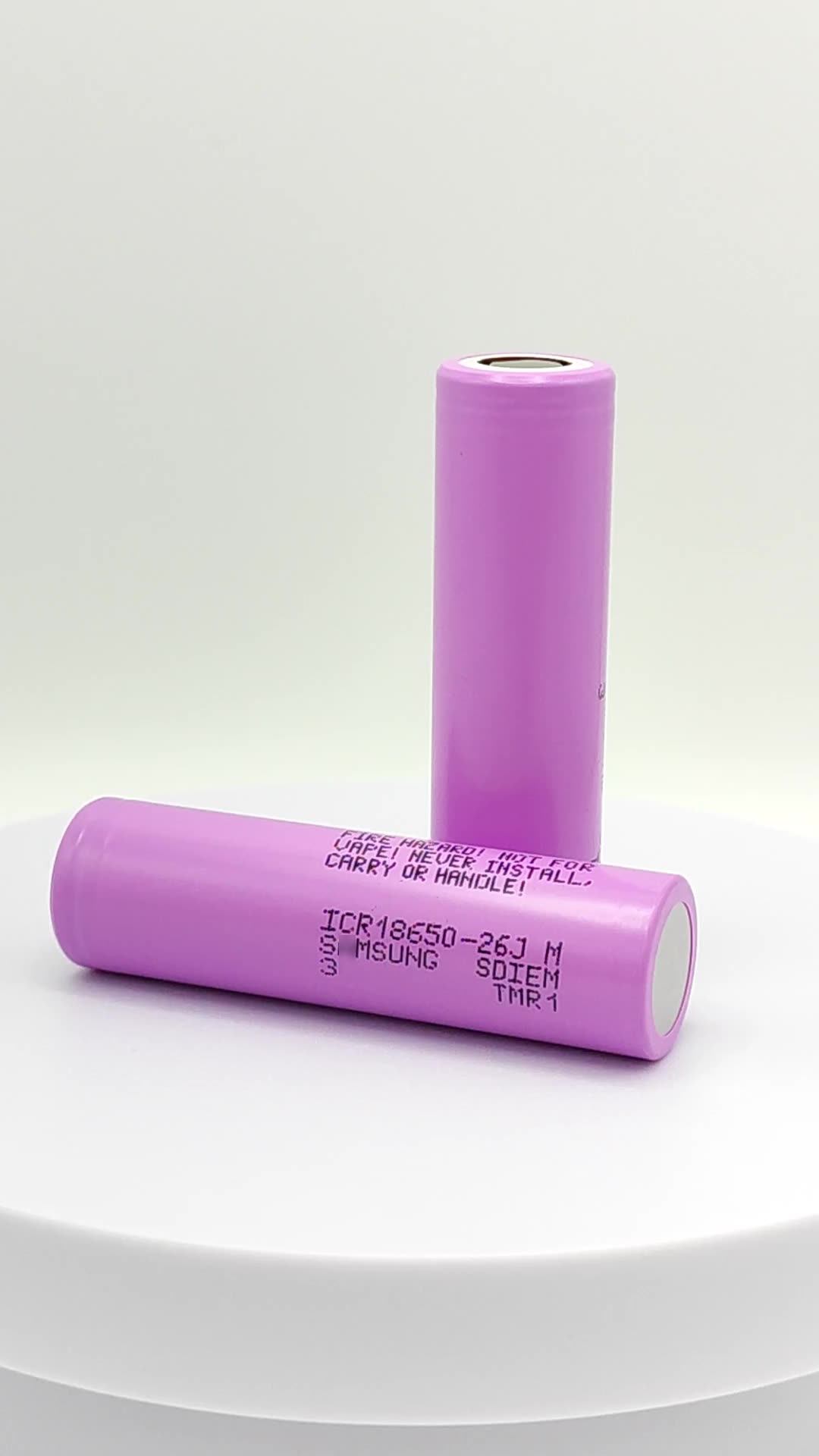 Ce Icr18650-26jm Korean Original Sam Sun Brand 18650 26j 3.6v 2600mah ...