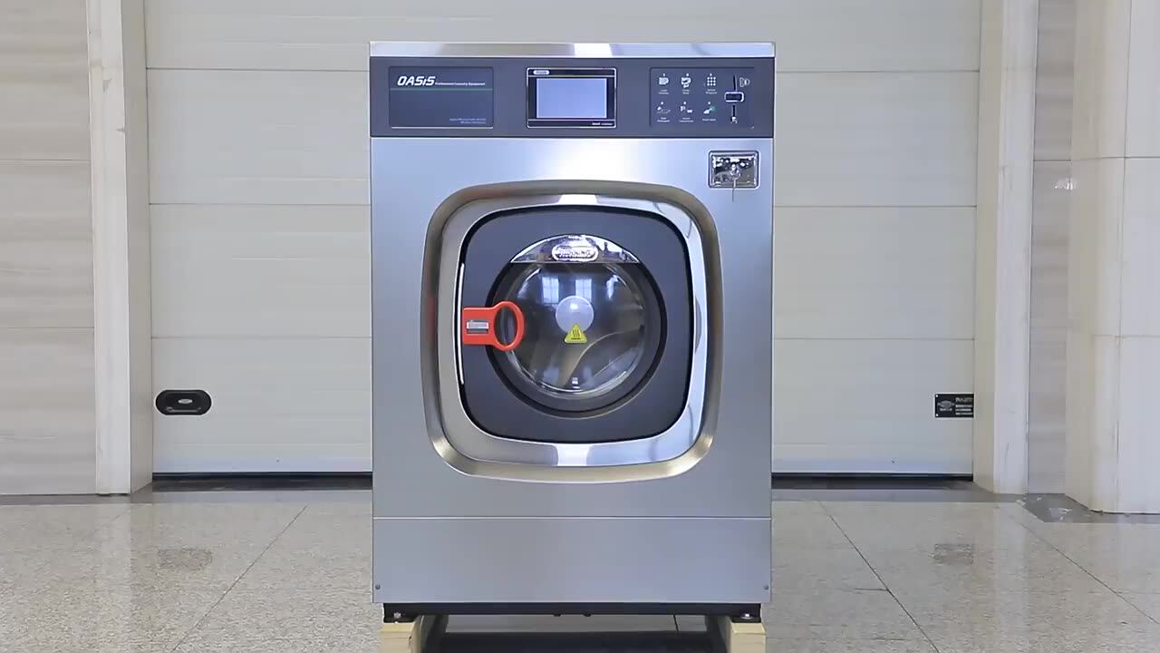 Commercial Laundry Washer Coin Operated 10kg Washer Extractor Washer ...