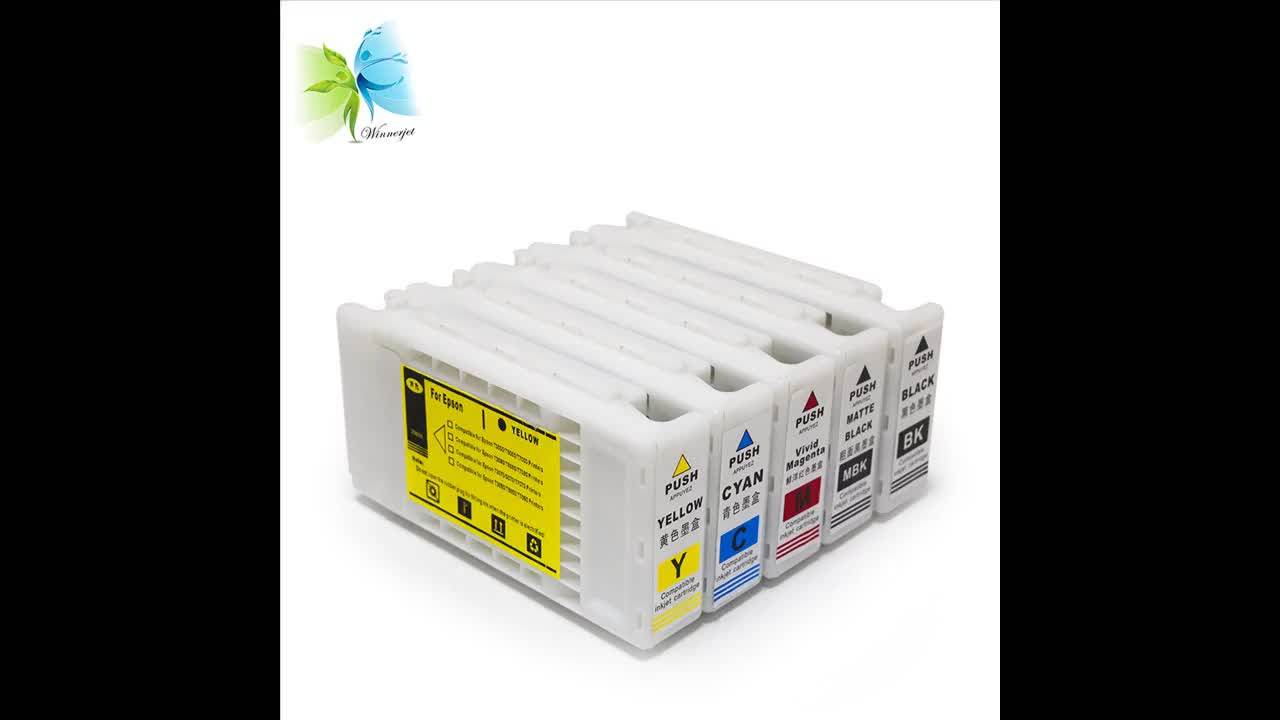 5 Colors 350ml T6931-t6935 Compatible Ink Cartridge For Epson Surecolor ...