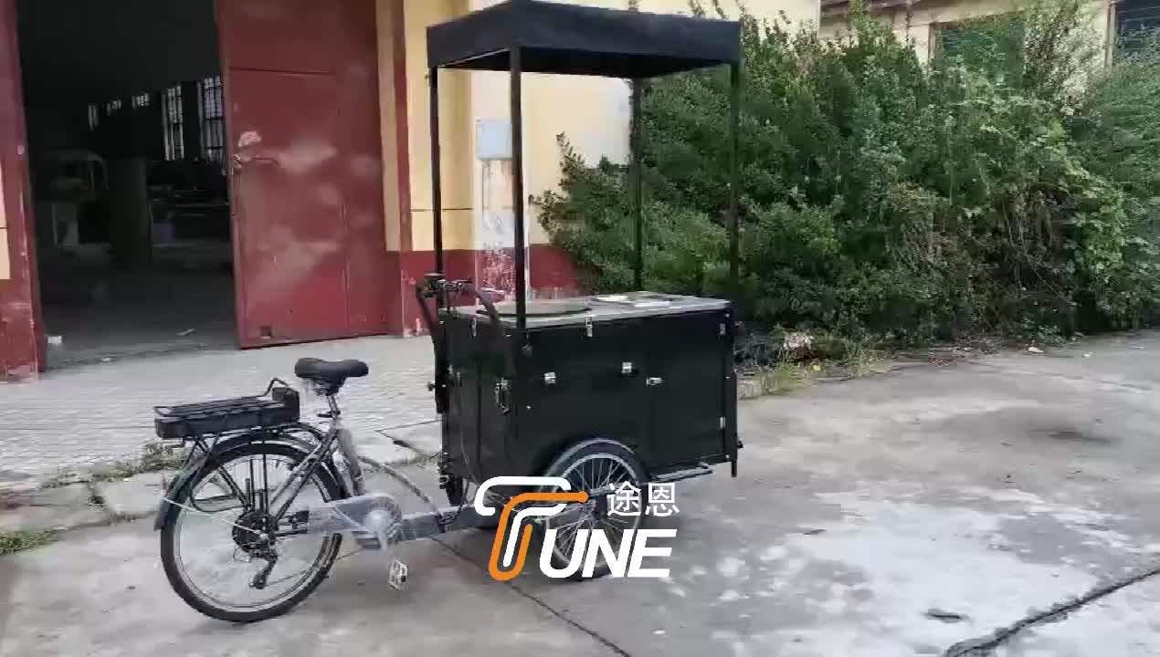 Pancake Fast Food Cart Electric Food Bike With Wheels - Buy Street Food ...