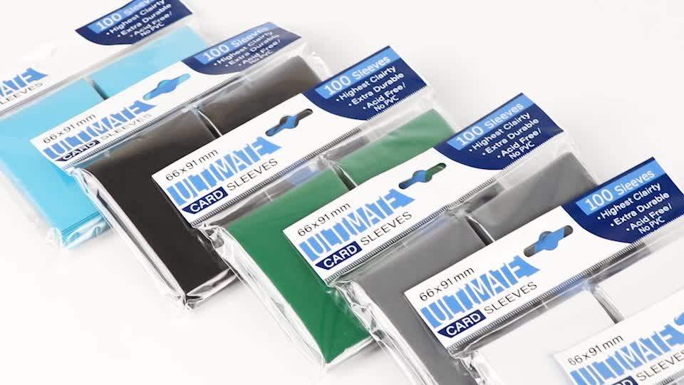 Henwei Custom Transparent Plastic Self Adhesive Packing Card Protector ...