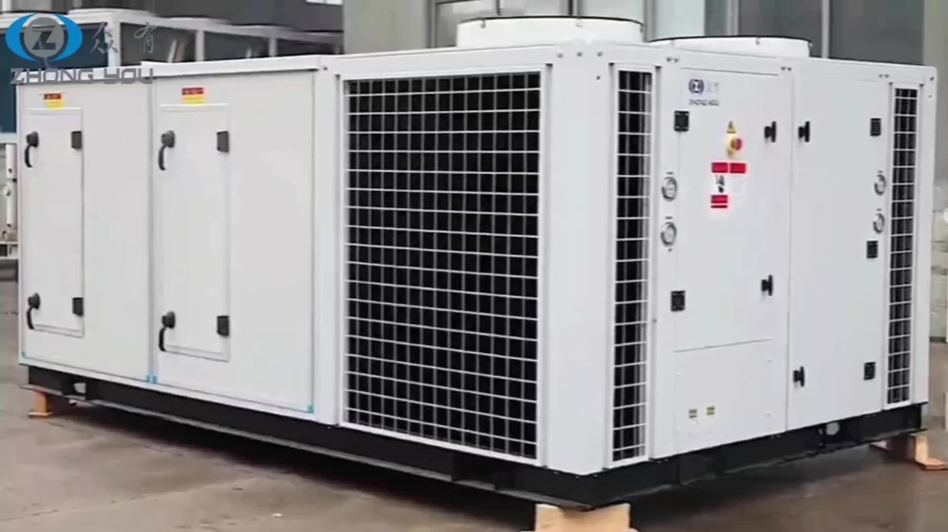 Rooftop Hvac 380v 50hz 3 Phase Rooftop Ducted Ac 3 Ton Ac Unit ...