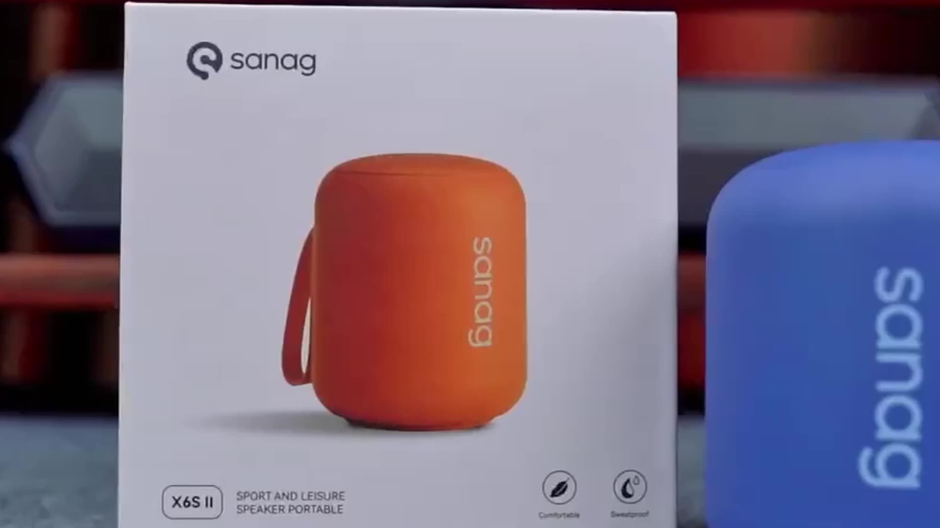 Sanag X6s Ii Ipx4 Custom Logo Hi Fi Sound Wireless Waterproof Outdoor Motorcycle Bike Stereo ...