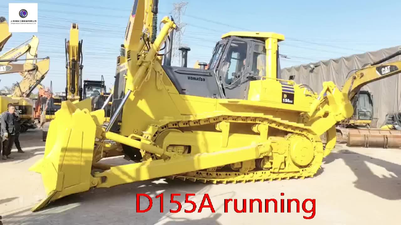 Original Painting Komatsu D155 Tracked Dozer Japan Komatsu D155a-5 ...