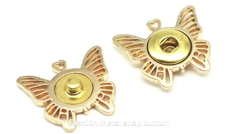 Custom Press Two Parts Sew On Snap Button Alloy Decorative Push Double ...