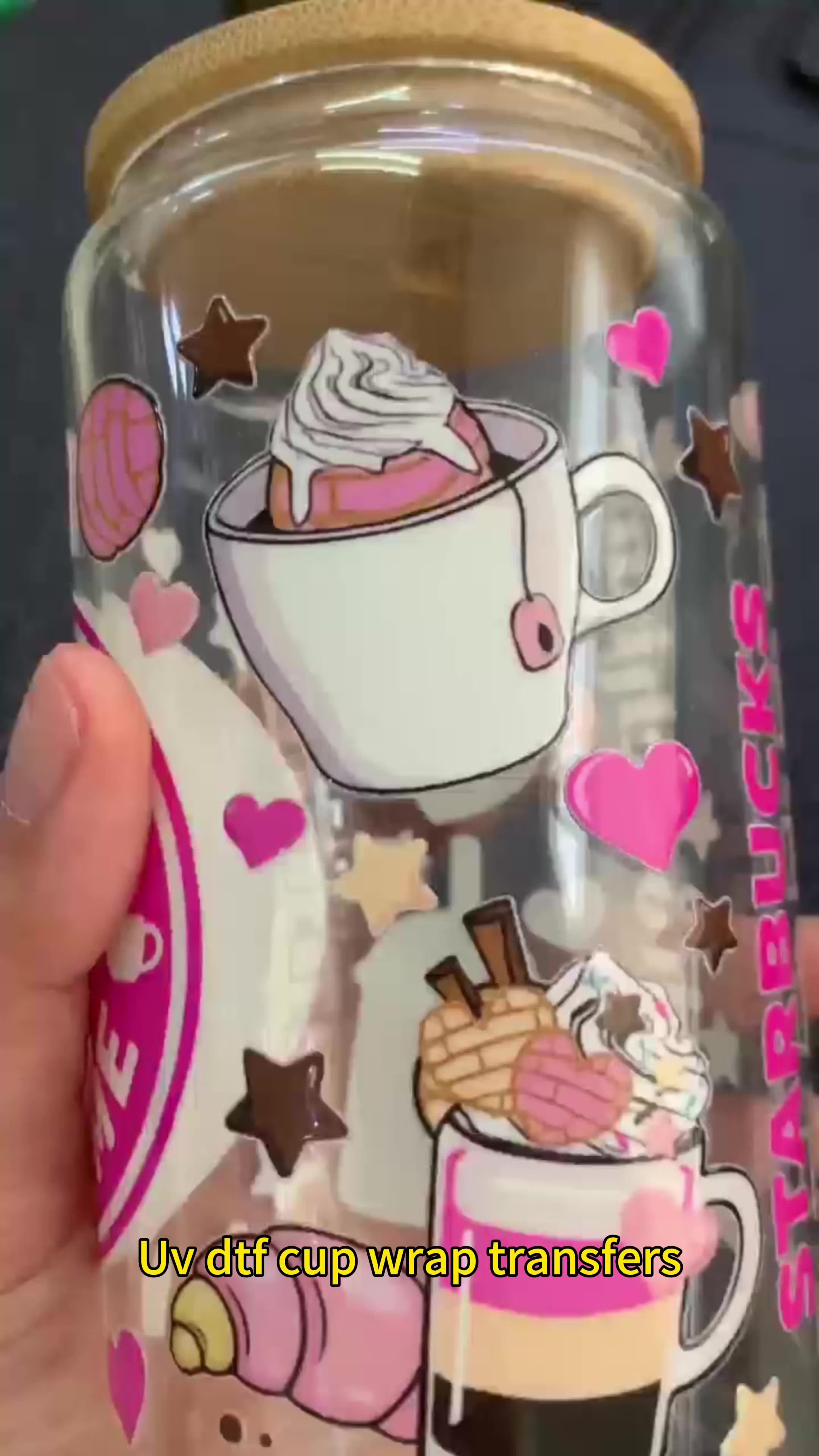 Assorted Uv Dtf Printer Cup Wrap Transfers Uv Dtf Cup Wrap Transfers ...