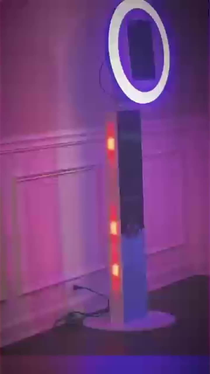 Hot Sales Roamer Ipad Photo Booth With Led Fill Light Ipad Photo Selfie ...