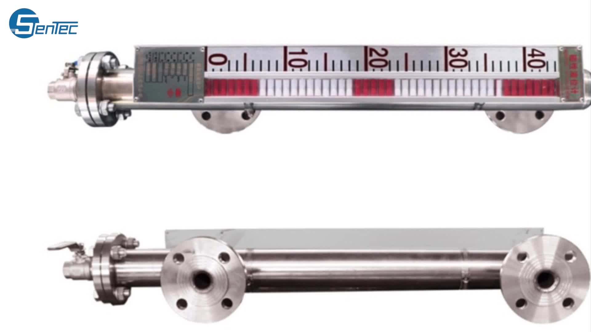 Anti-corrosion Liquid Oil Chemical Magnetic Level Meter Sight Glass Oil ...