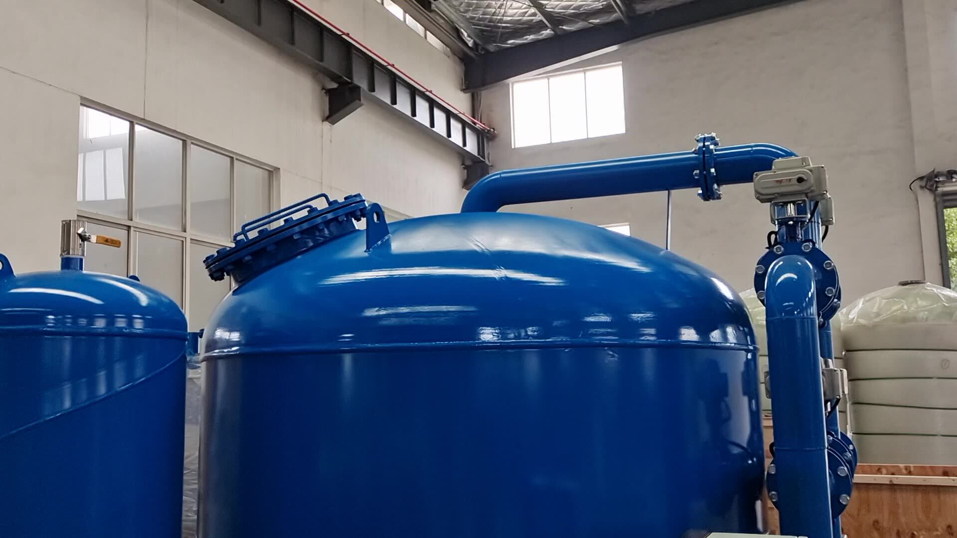 Automatic Backwash Shallow Sand Filter By-pass Filtration For ...