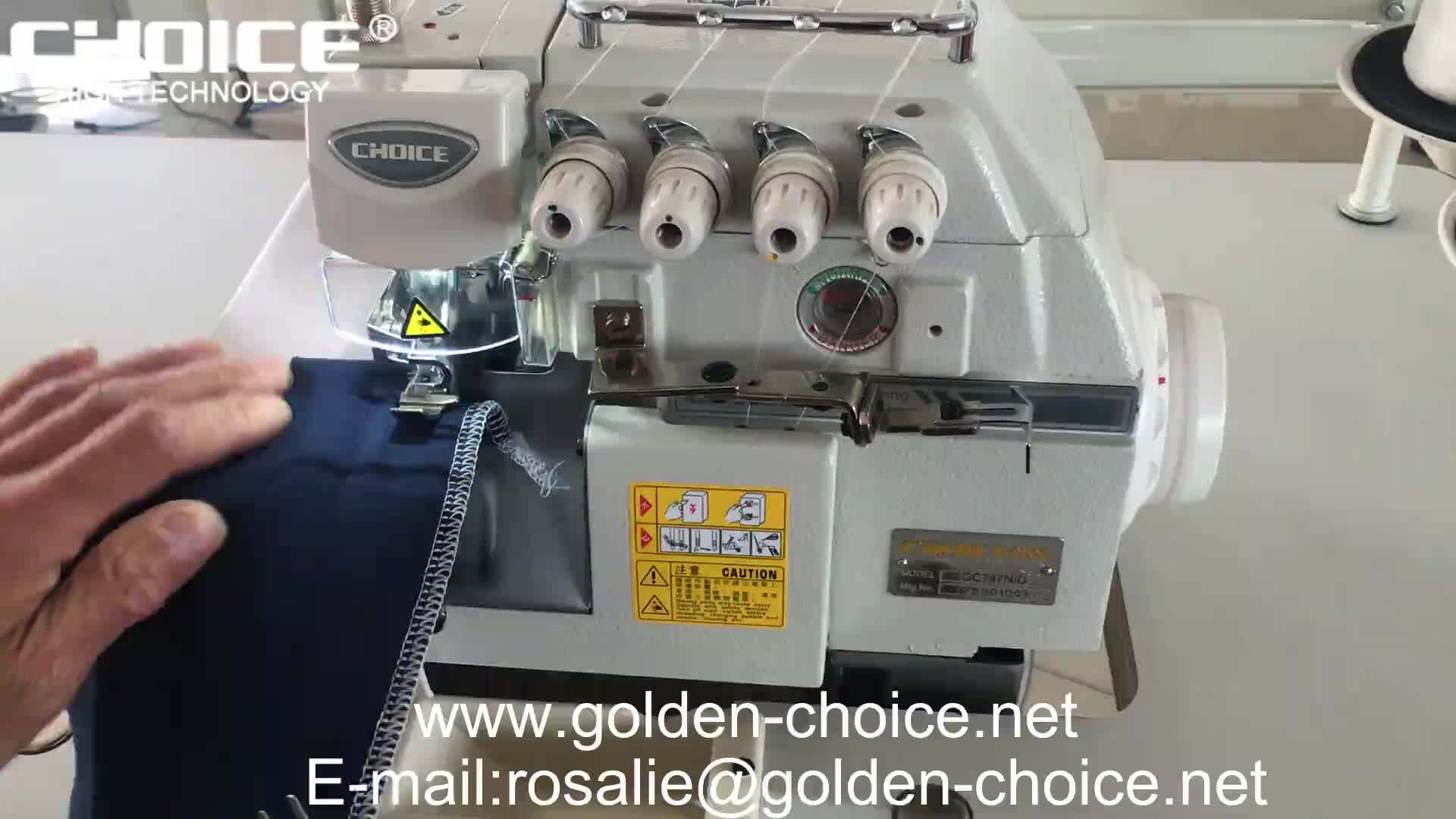 Gc737/dd Direct Drive 3 Thread Overlock Industrial Sewing Machine - Buy ...