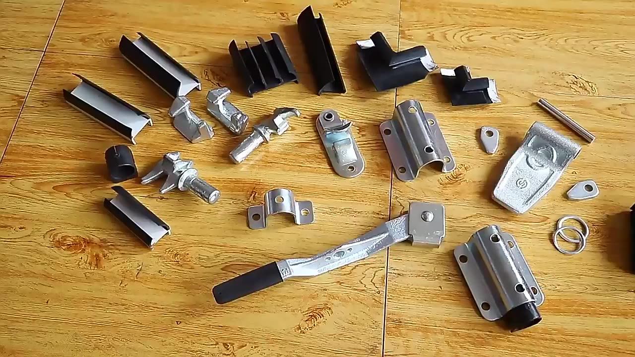 Truck Door Lock Set Van Truck Trailer Rear Body Door Lock Gear Set ...