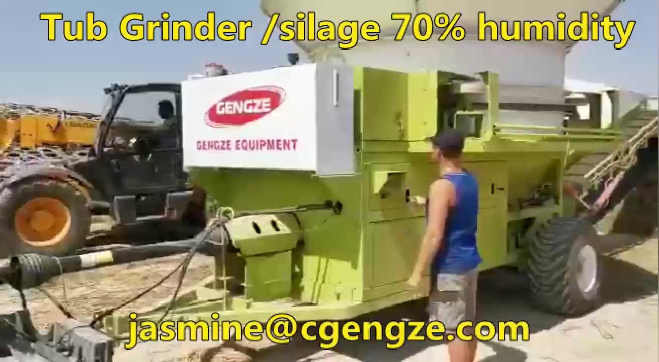 Gengze Cattle Feed Grass Grinding Machine Corn Silage Chopper Tub ...