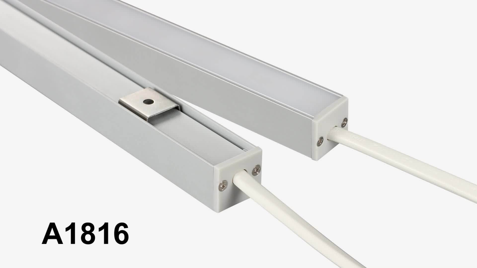 Aluminium Profile Housing Slim Led Pendant Linear Light With I Shape ...