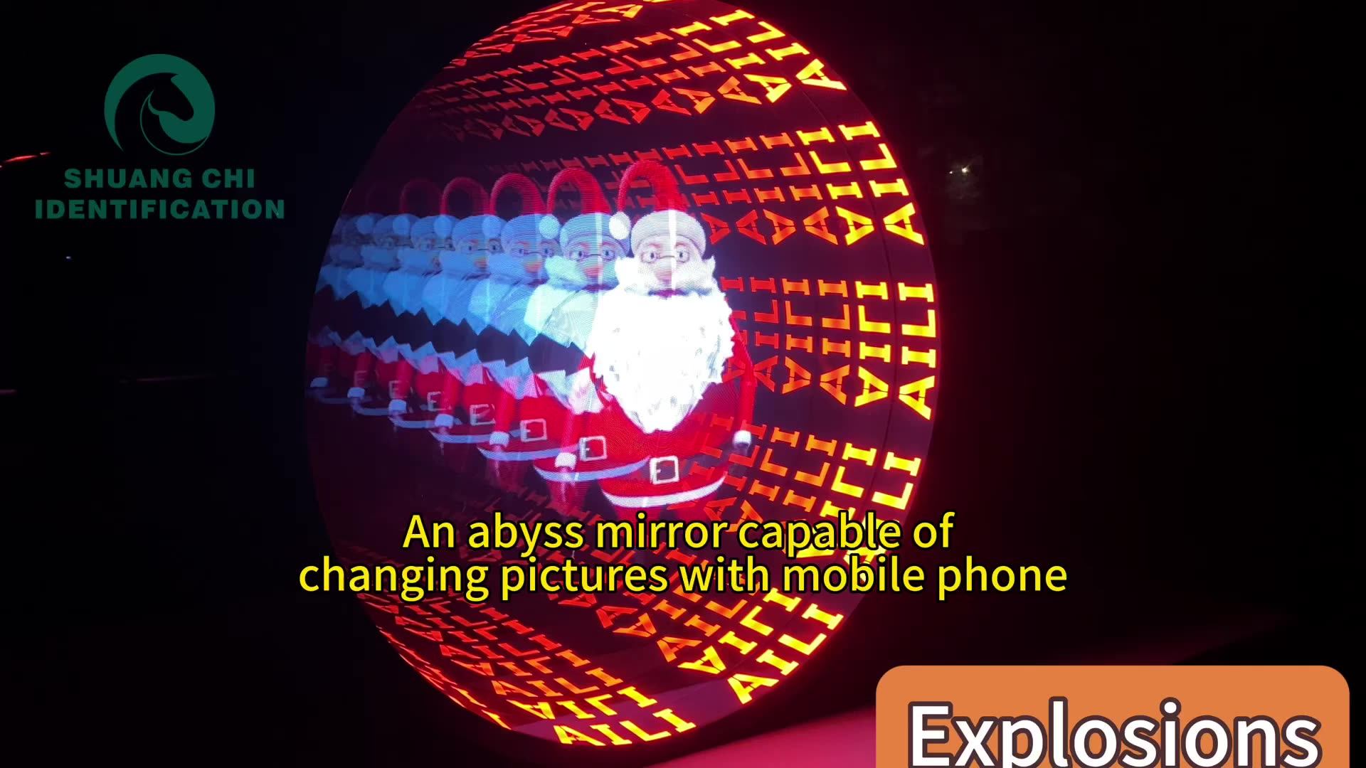 Trend Customization Outdoor 3d Led Light Up Floor Abyss Mirror Neon ...