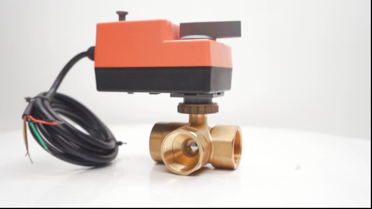 Dn15 Dn20 Dn25 Dn32 Dn40 Dn50 Dc12v Motor Operate Brass Valves On/off Electric Control Motorized ...