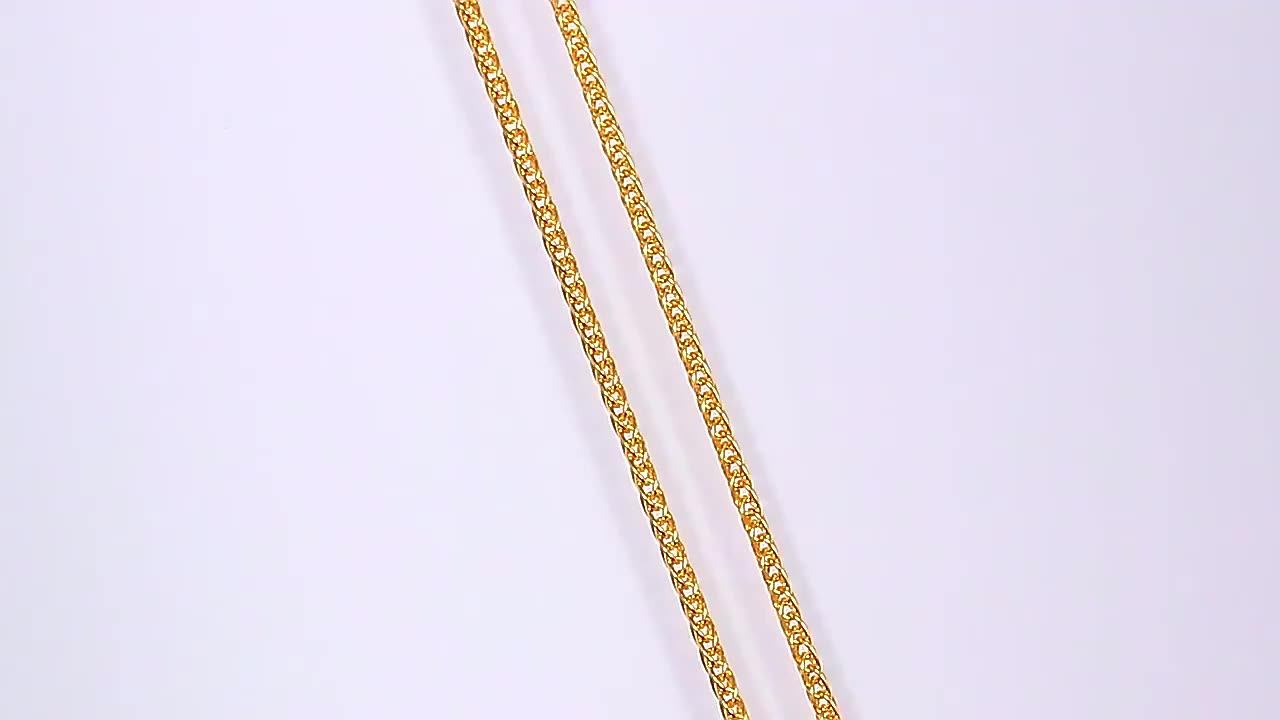 Chinese Custom G9999 Foxtail Pure 24k Real Pure Gold Yellow Chopin ...