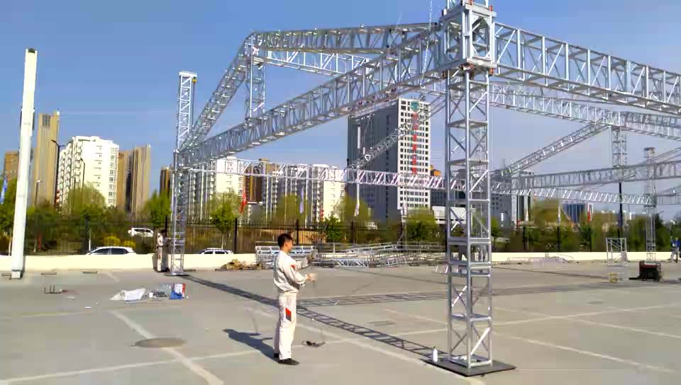 400*600mm Aluminium Display Truss Speaker Lifting Line Array Truss ...