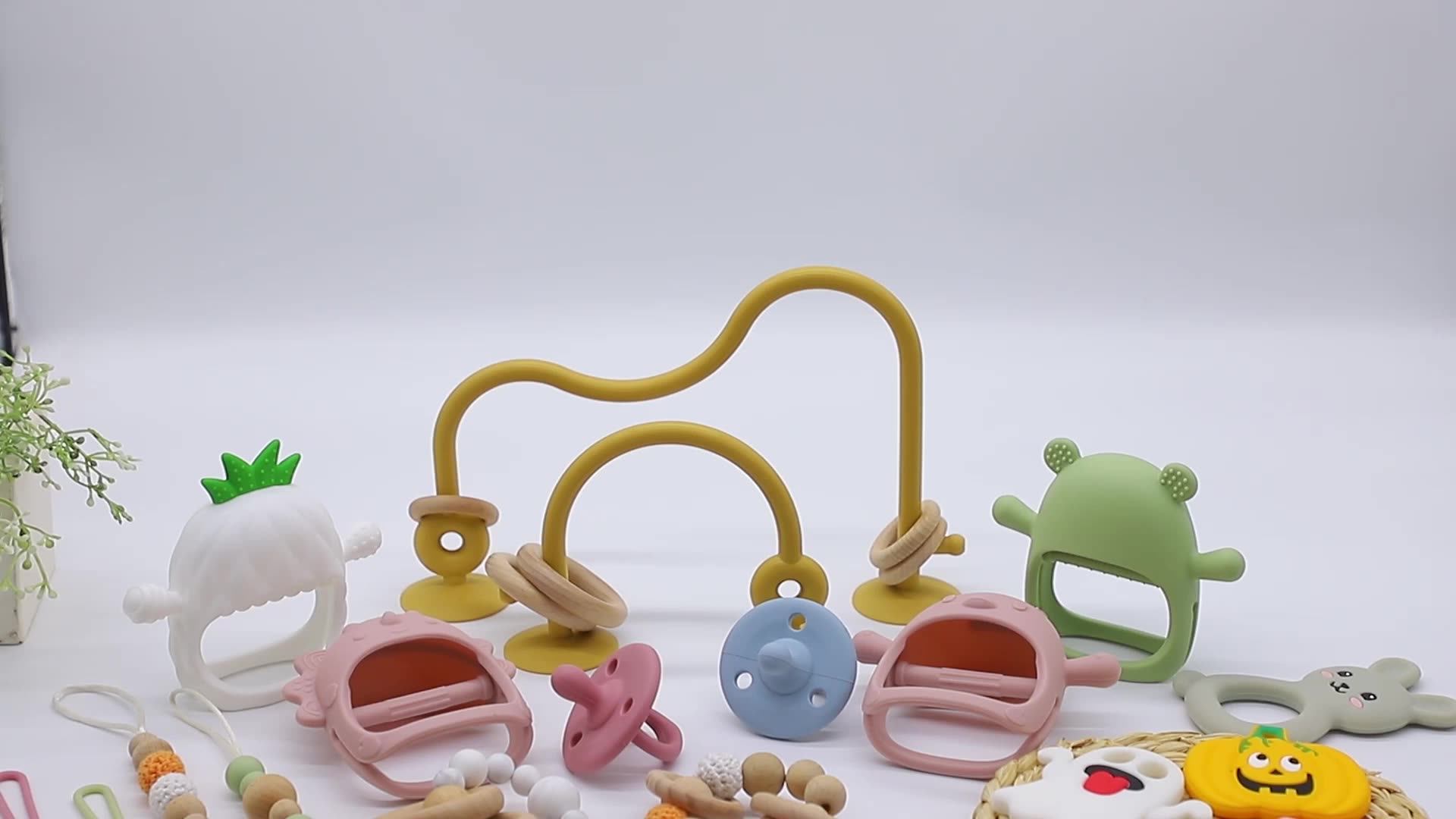 Silicone Teething Ball Teether Factory Oball Silicone Sensory Teething ...