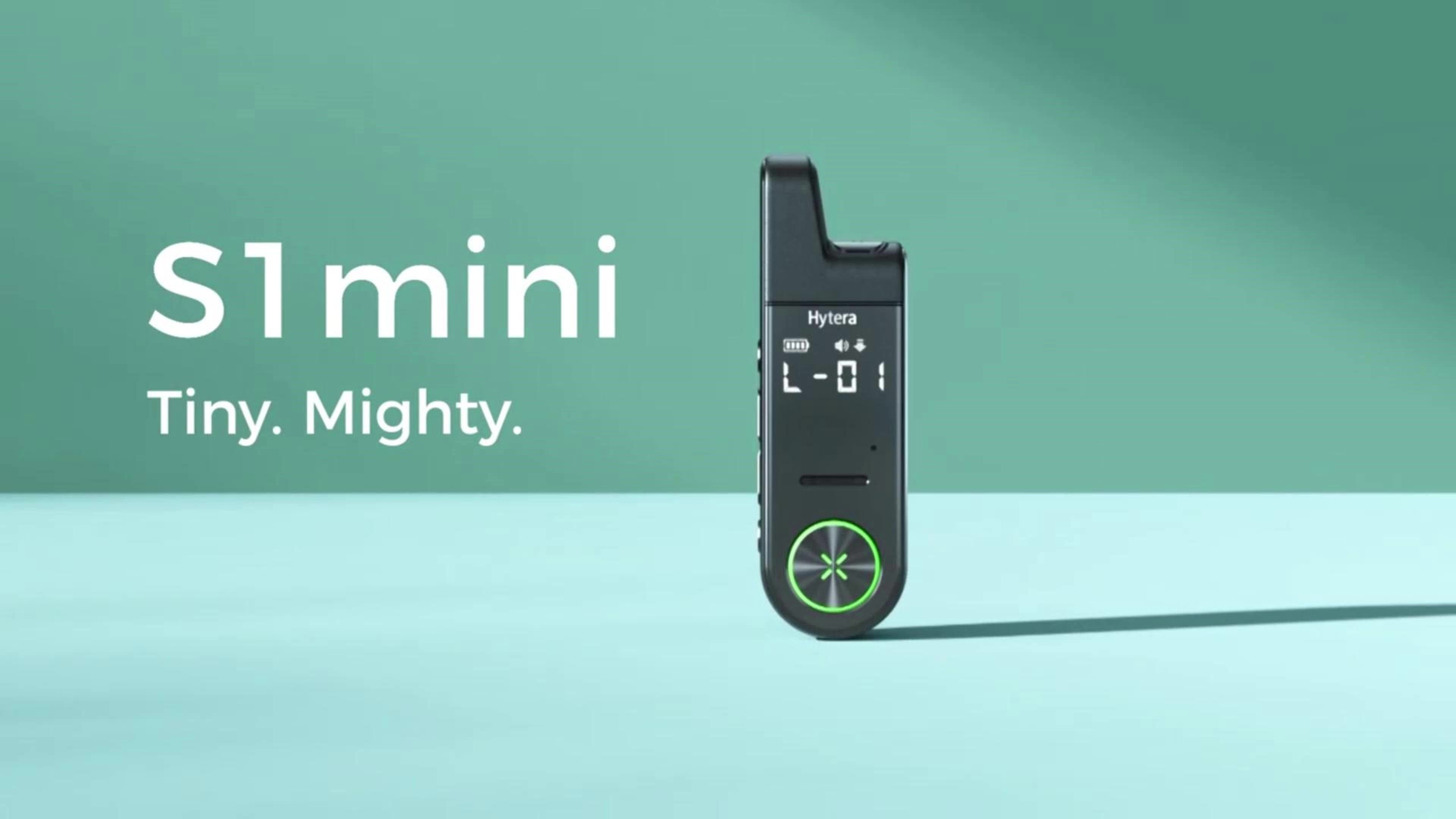 Hytera Small Intercom S1 Mini With Charger&earset Lavalier Walkie ...