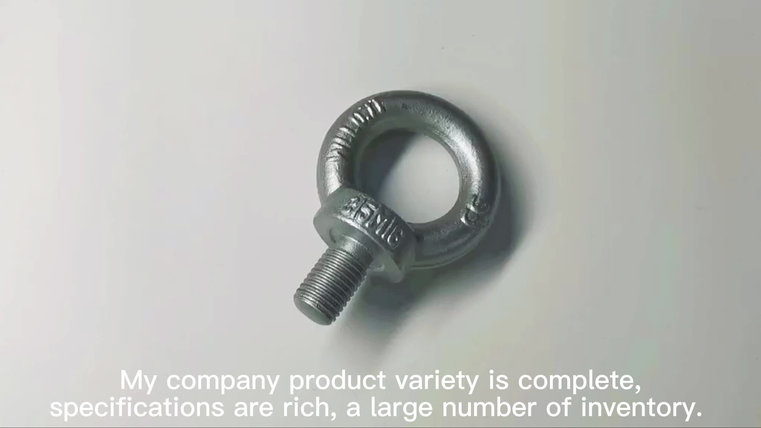 Din580 Rigging Eye Bolts Manufacturing Galvanized Drop Gorged Carbon ...