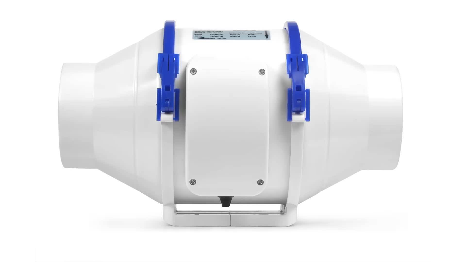 Oem Mix Flow 4 Inch High Temperature 4" Inline Duct Fan For Gf-200\100p ...