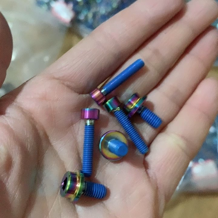 Colorful Button Head Torx Drive Titanium Screws For Motorcycle - Buy ...