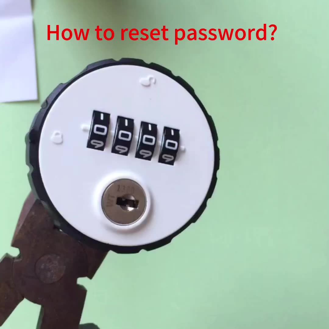 4 Digits Round Shape Code Combination Filing Cabinet Furniture Drawer ...