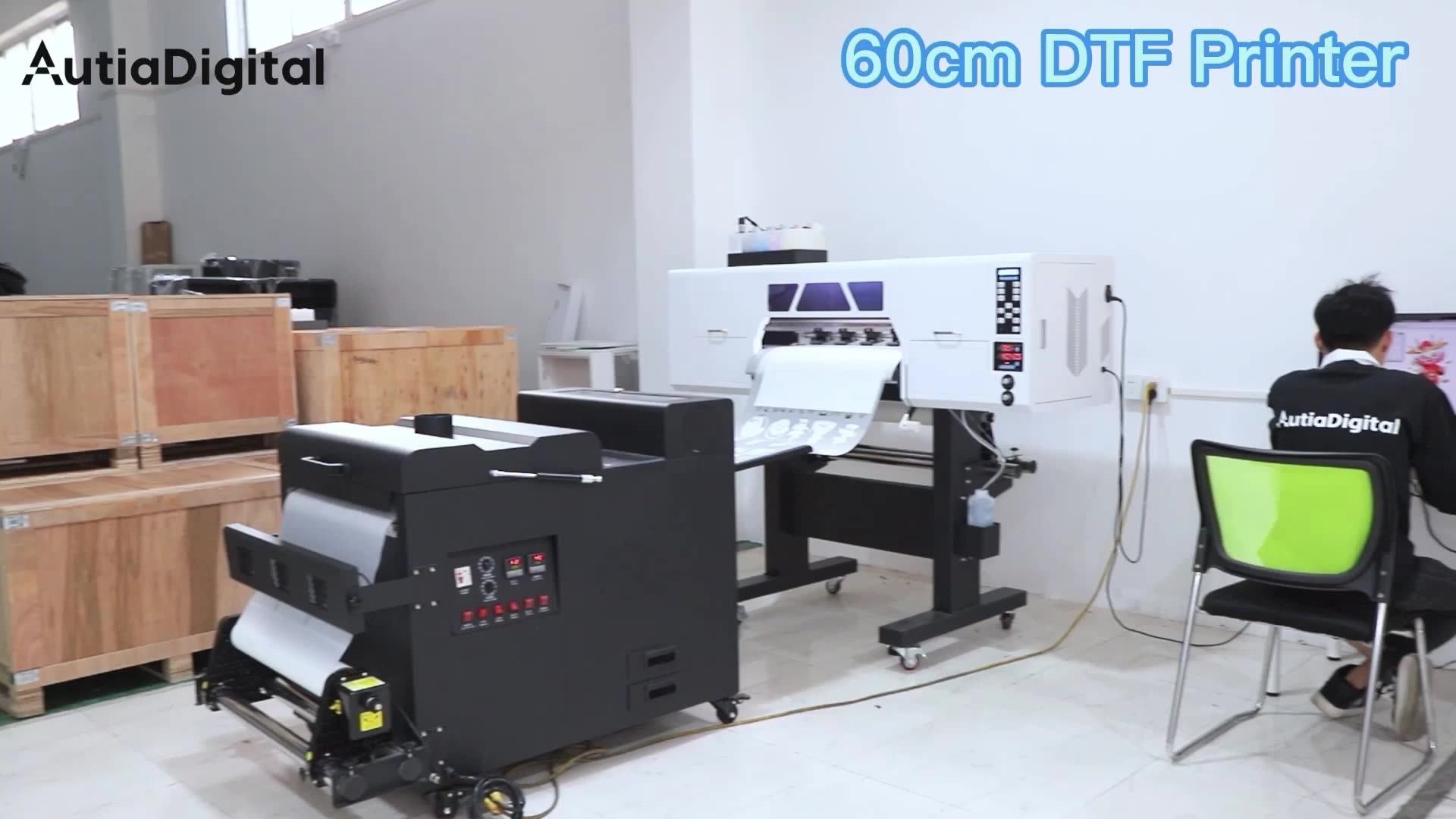 60cm Dtf Printing Machine A1 Dtf Printer Garment Hoodie T Shirts ...