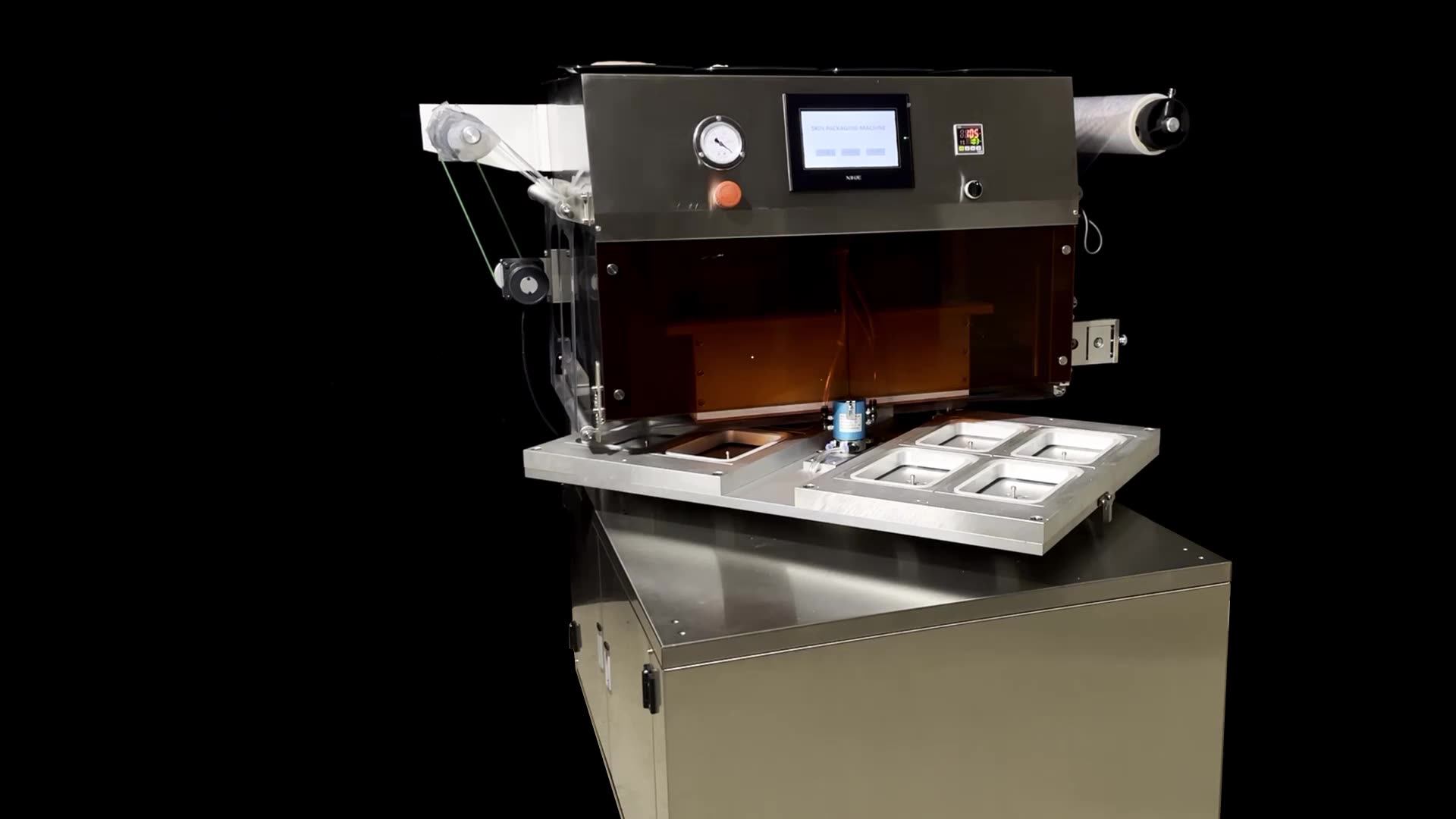 Rotary Vacuum Skin Packing Machine For Steak,Raw Meat & Seafood Vacuum ...