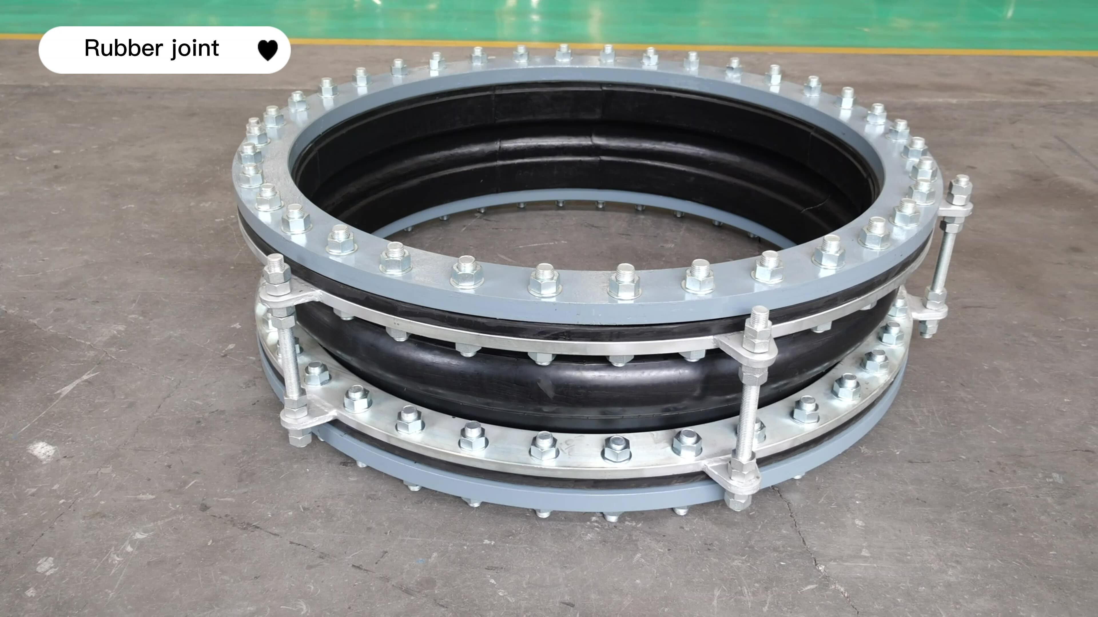 Dn80(3นิ้ว) หน้าแปลนที่มีความยืดหยุ่นการเชื่อมต่อท่อยางร่วมขยาย11/4 ...