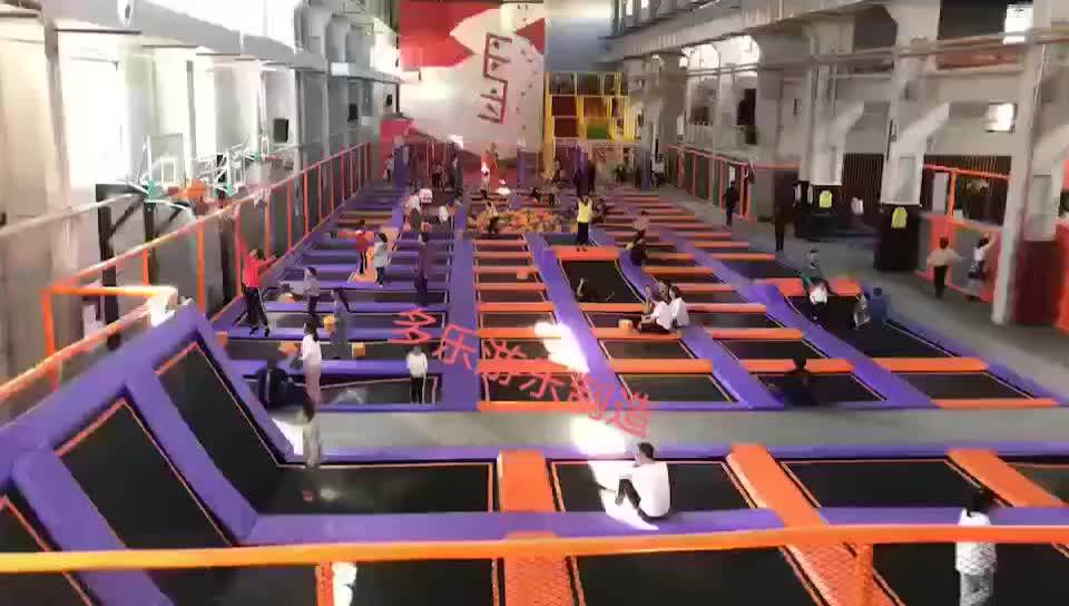 Kids Indoor Playground Trampoline With Ball Pit Foam Balls For Sale ...