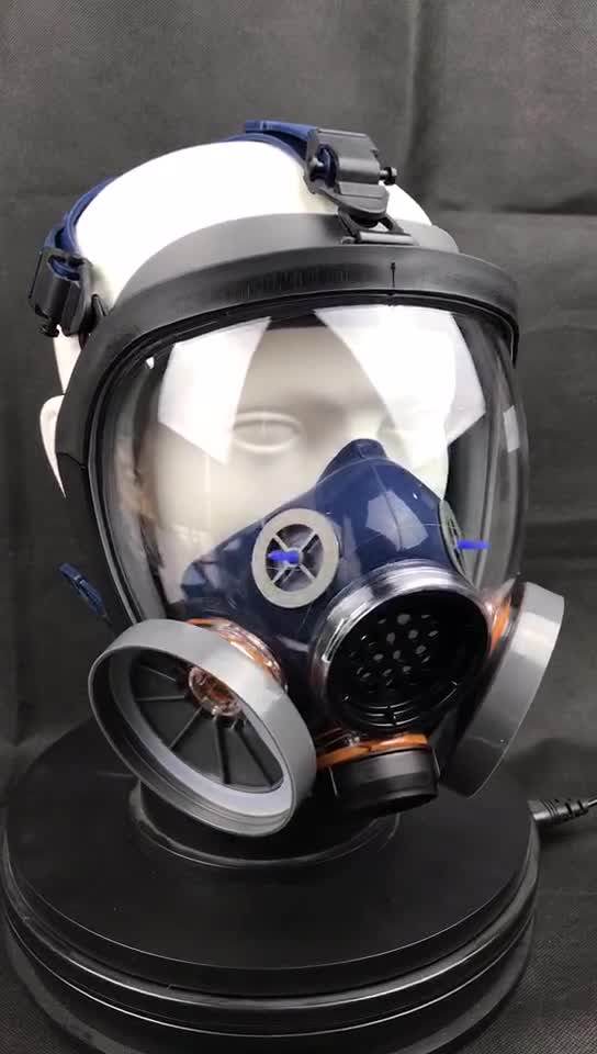 Reusable Full Face Gas Mask Rubber Gas Mask Military Gas Mask - Buy ...