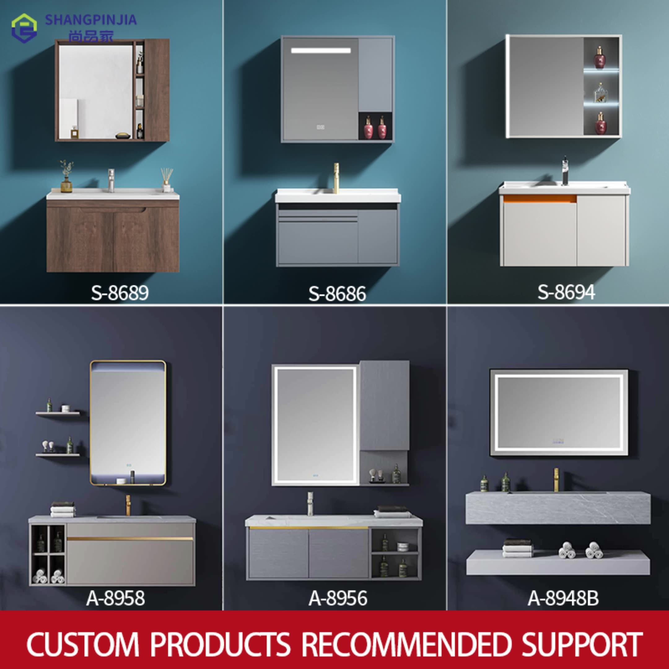 Modern Luxury Bathroom Mirror Cabinet With Light Supplier High End Nano ...