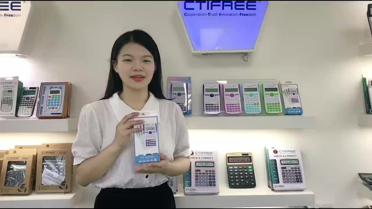 Scientific Calculator Ctifree 82ms 240function Calculadora Cientifica ...