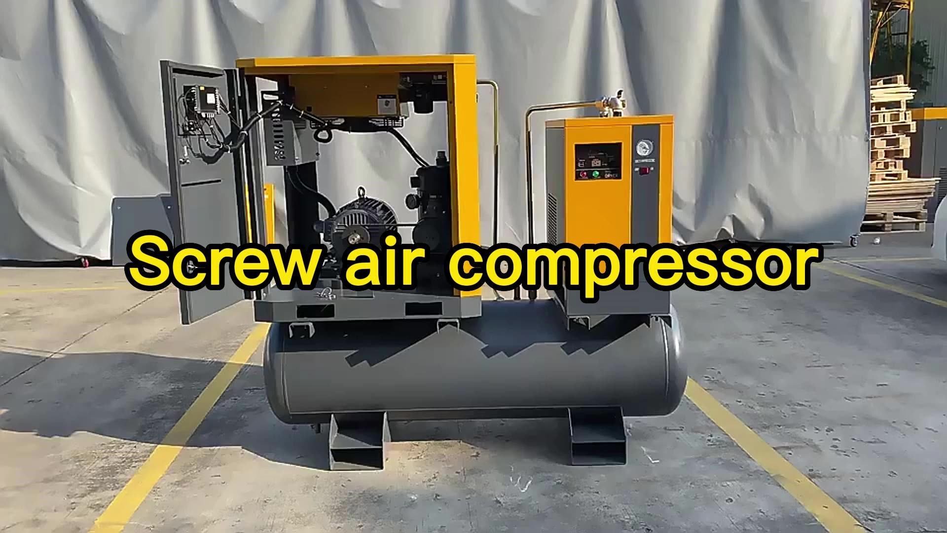 7.5 Kw Permanent Magnet Compressor Inovance Save Energy Screw Type ...