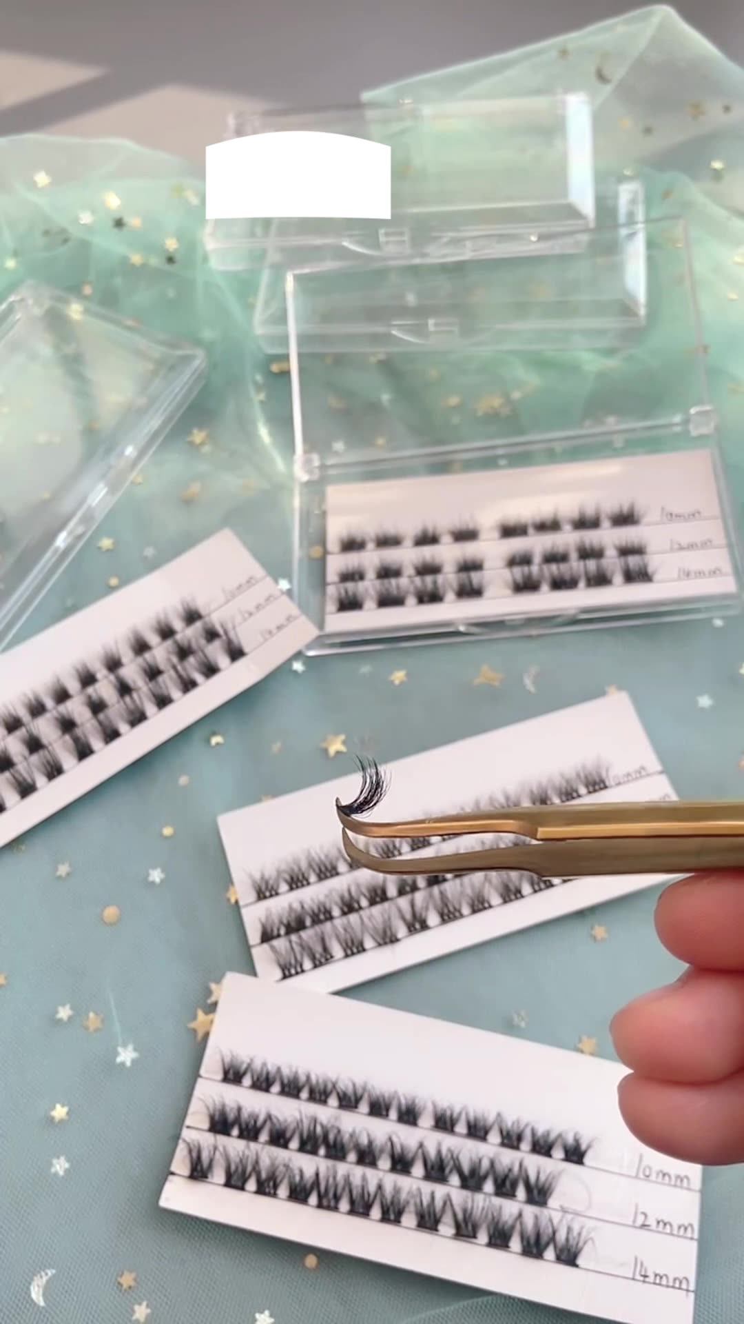 Wholesale Individual Eyelash Clusters Real Mink Eyelash Extension Kit ...