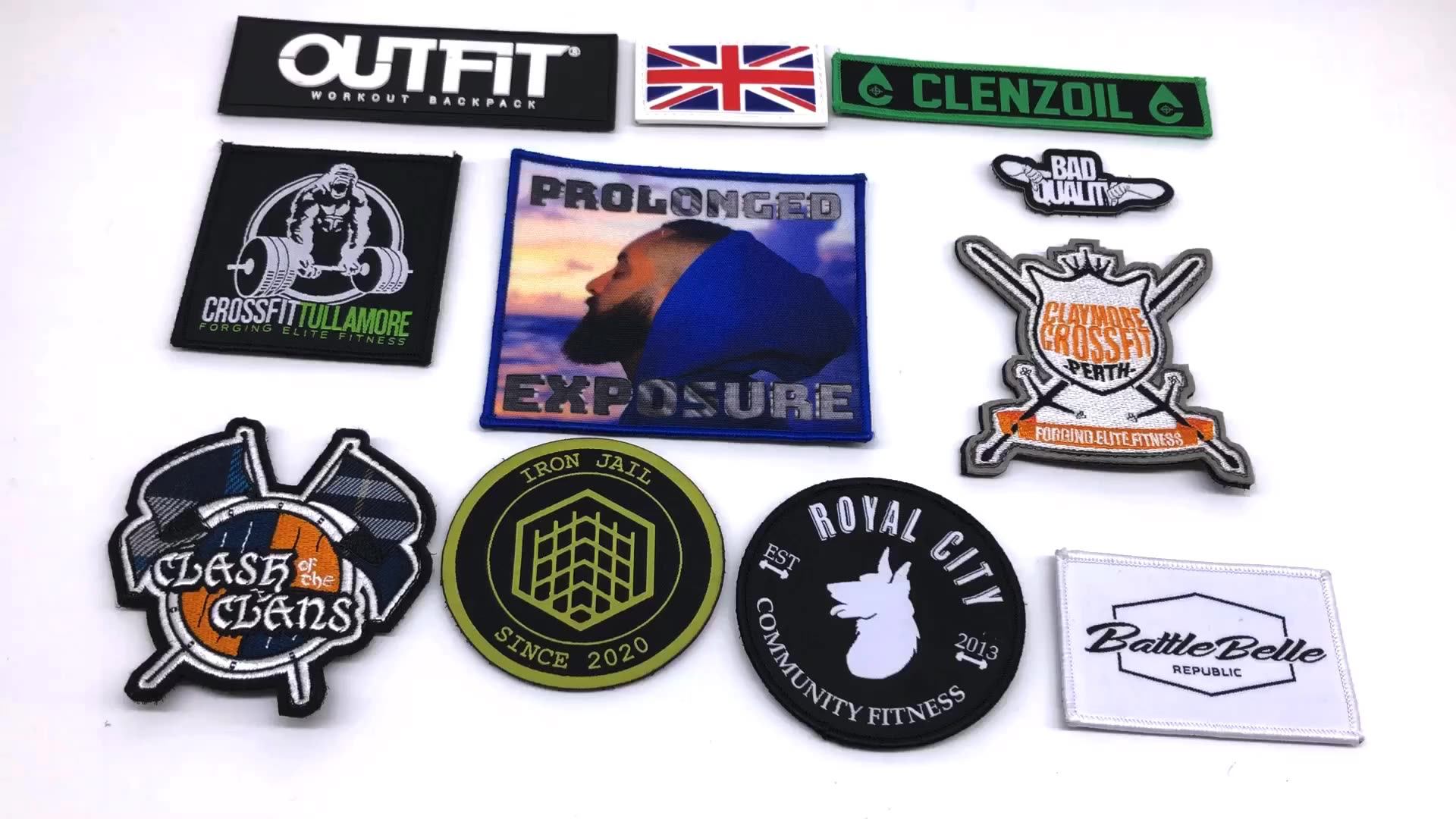 Velcr0npatch Factory Wholesale Customized Garment Badges Labels Woven ...