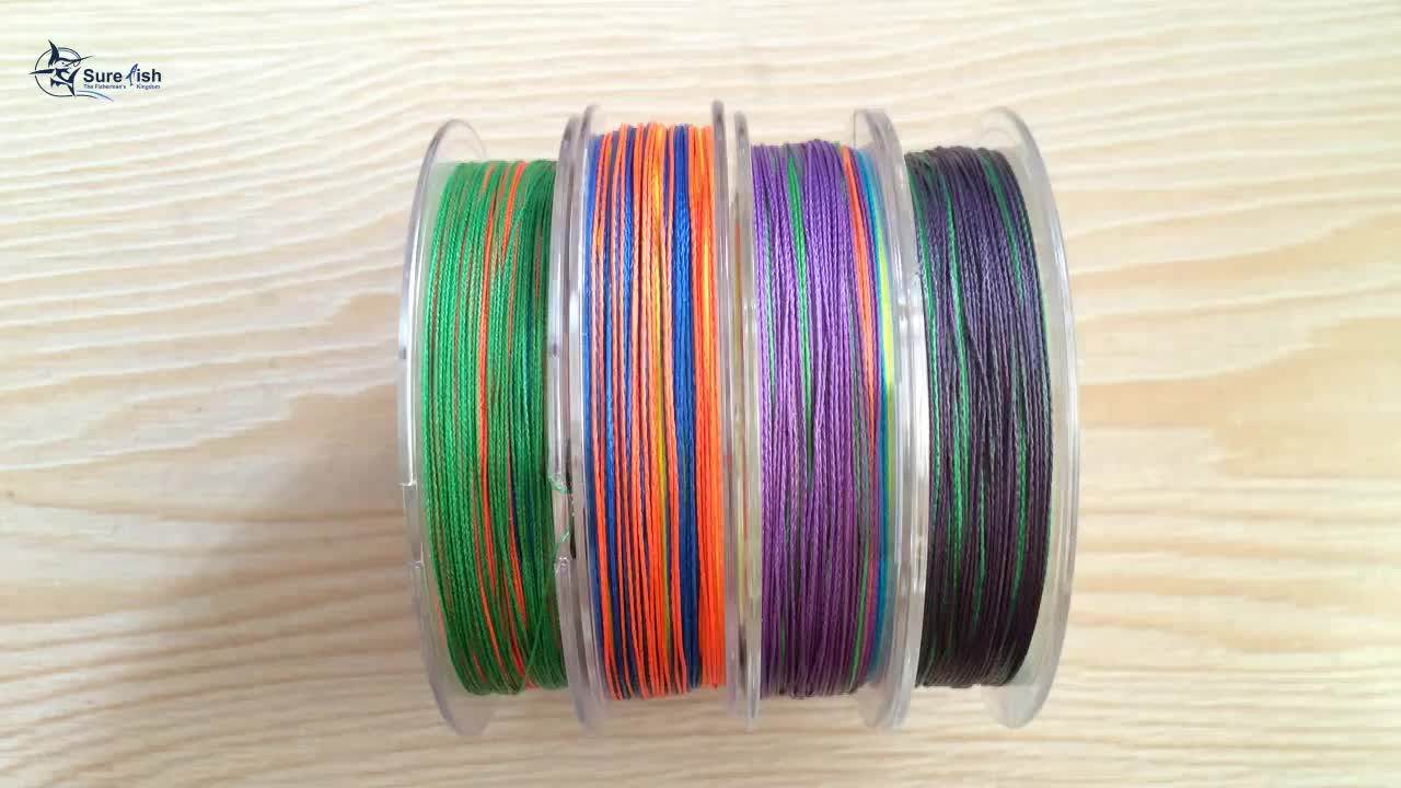 Wholesale 8 Strands Multi-color Braided Fishing Line - Buy 8 Strands,Pe ...